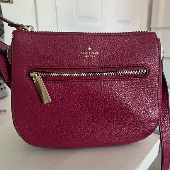 kate spade | Bags | Maroon Kate Spade Over The Shoulder Bag | Poshmark